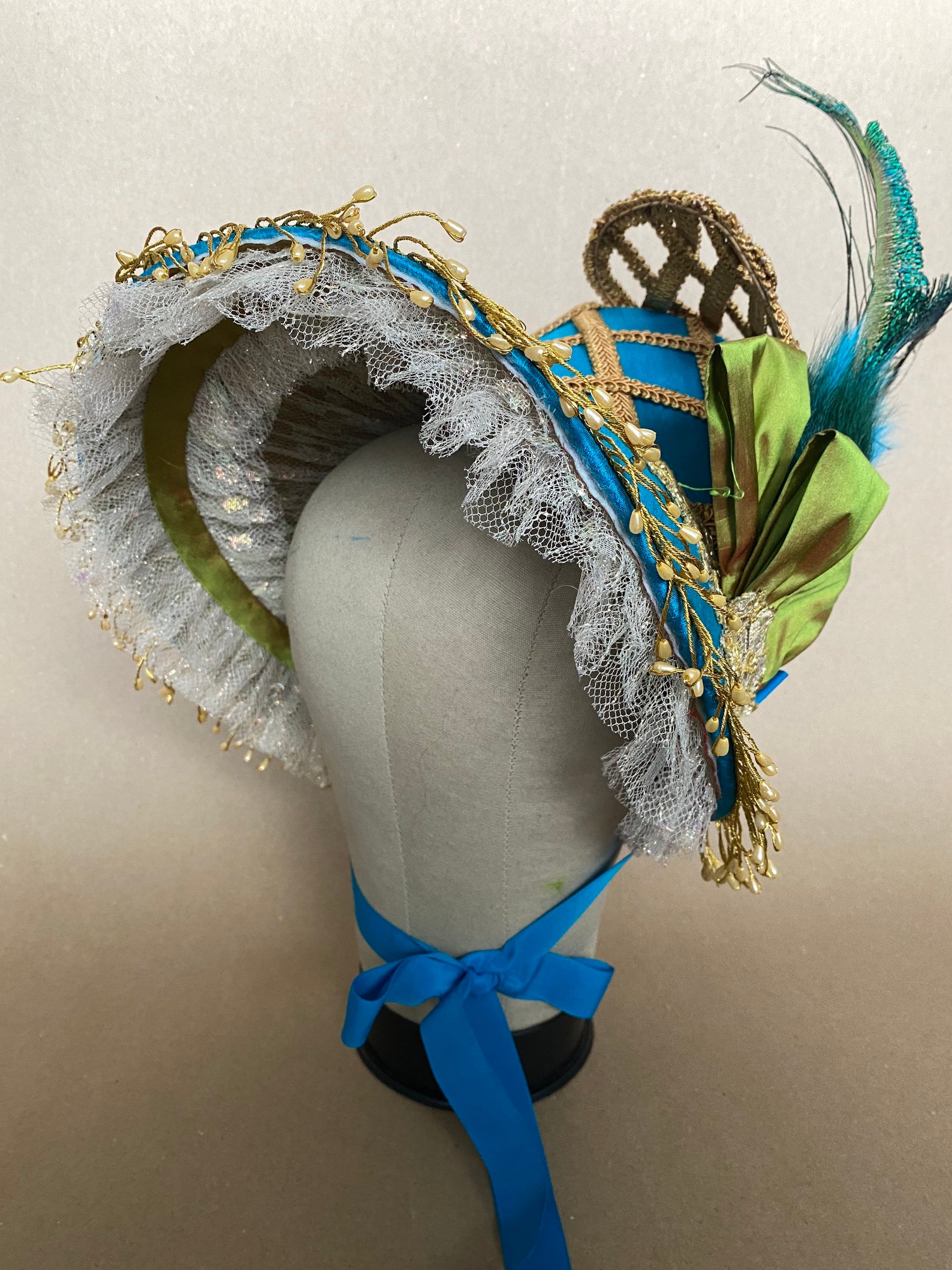 Bridgerton Inspired Regency Bonnet Jane Austen Bonnet Lady ...