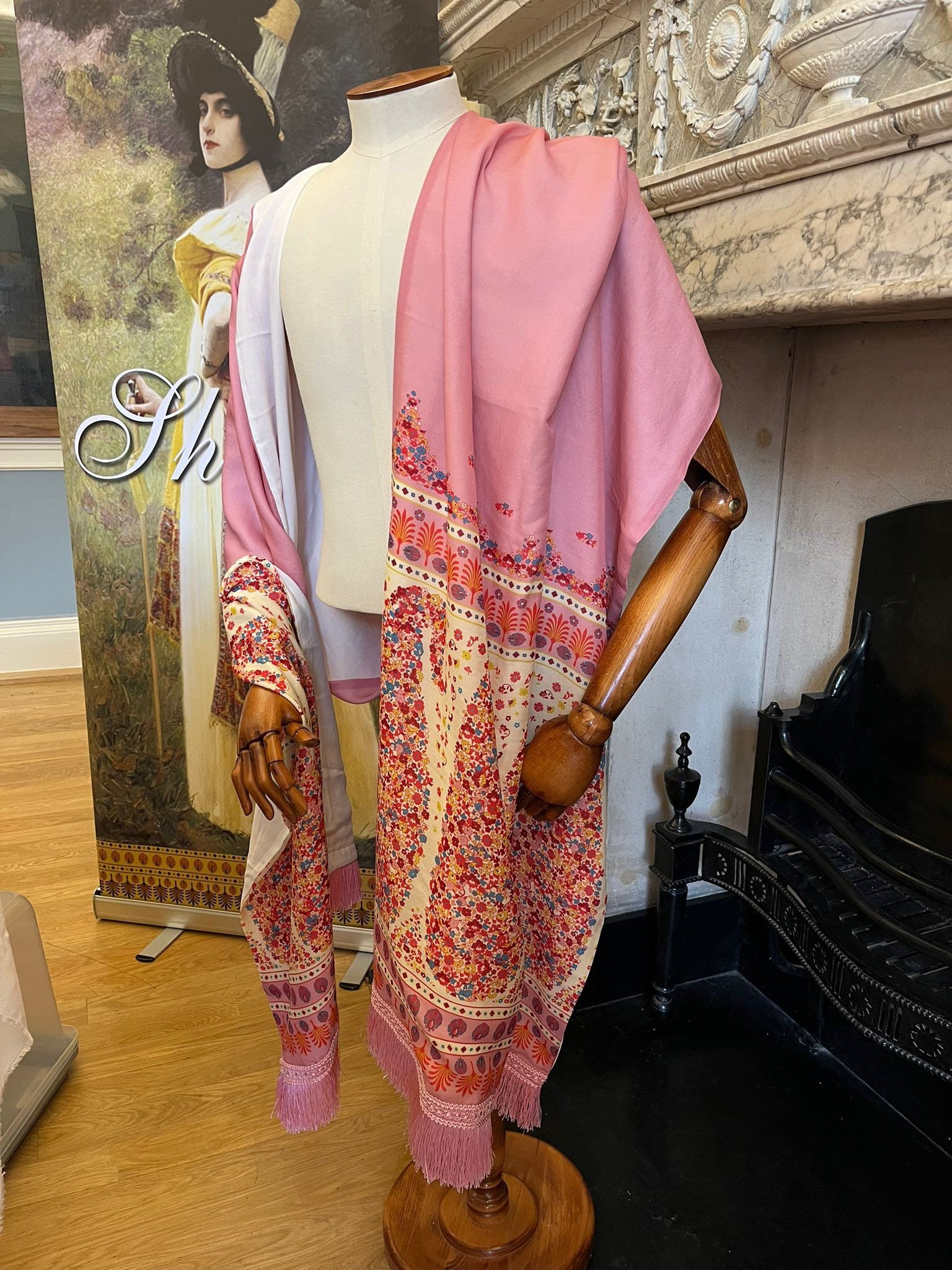 Regency Shawl Extant Length 3.5 Meters Jane Austen Shawl - Etsy