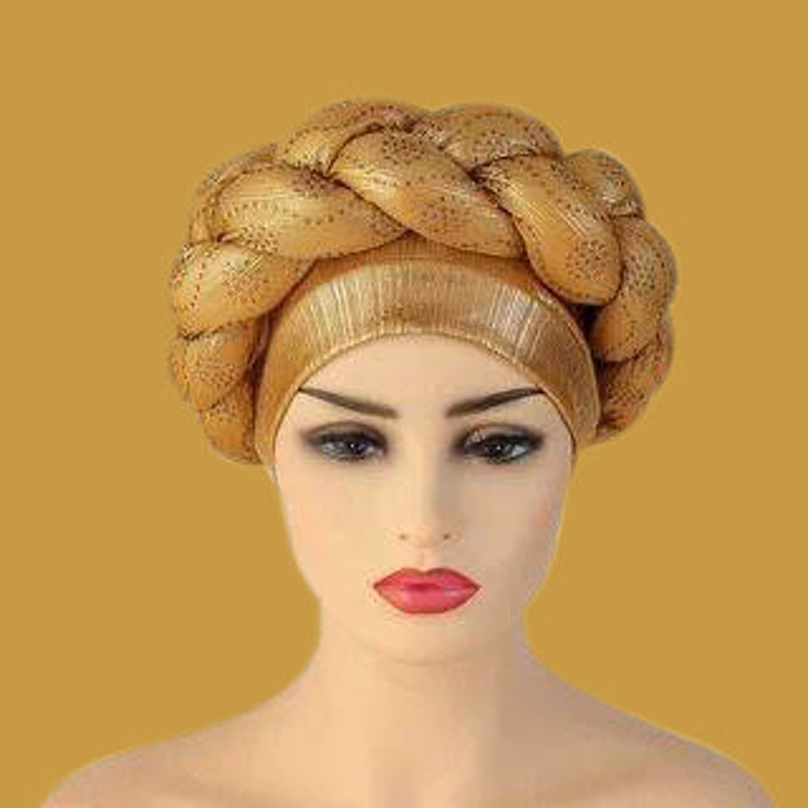Pre-tied Turban |twisted Hat Braided| Turban Women Head Wraps| 2 ...
