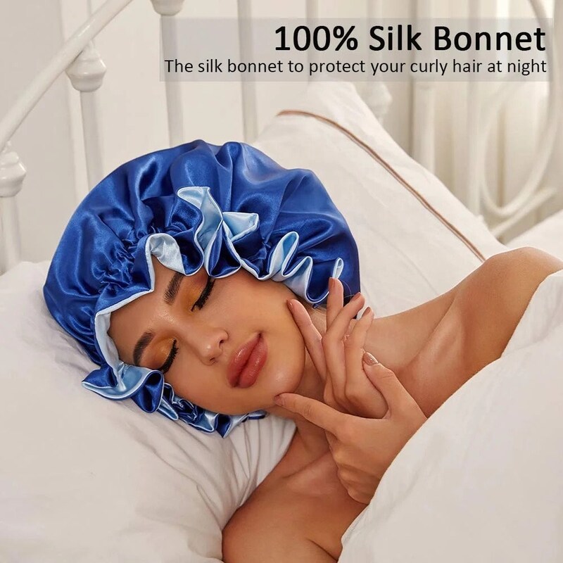 Silk Bonnet for Natural Hair - Etsy