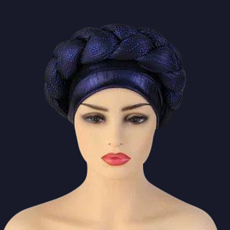 Pre-tied Turban |twisted Hat Braided| Turban Women Head Wraps| 2 ...