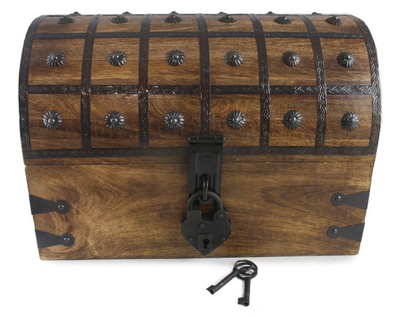 Treasure Chest and Heart Lock Extra Large Pirate Treasure | Etsy