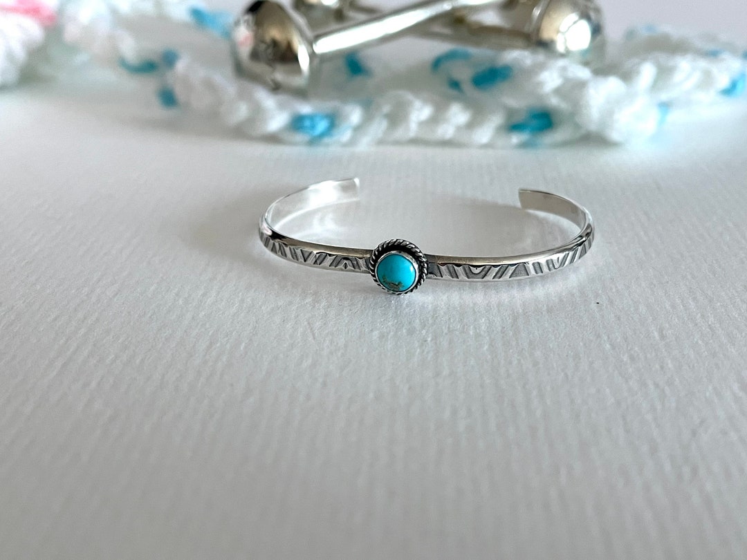 Baby’s First Sleeping Beauty Turquoise Bracelet - Etsy