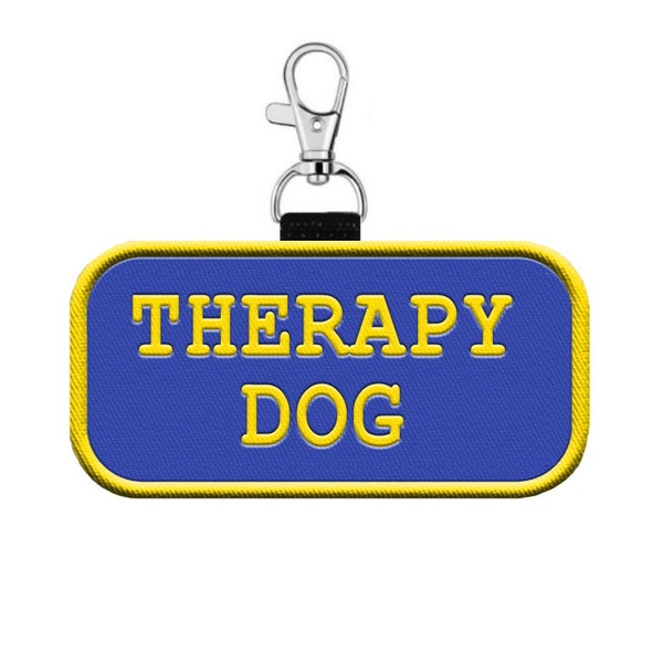 Therapy Dog Tag - Etsy