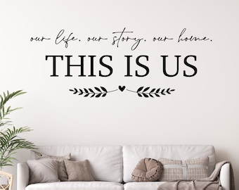 Wall Quote this is Us... Sticker Vinyl Decal - Etsy