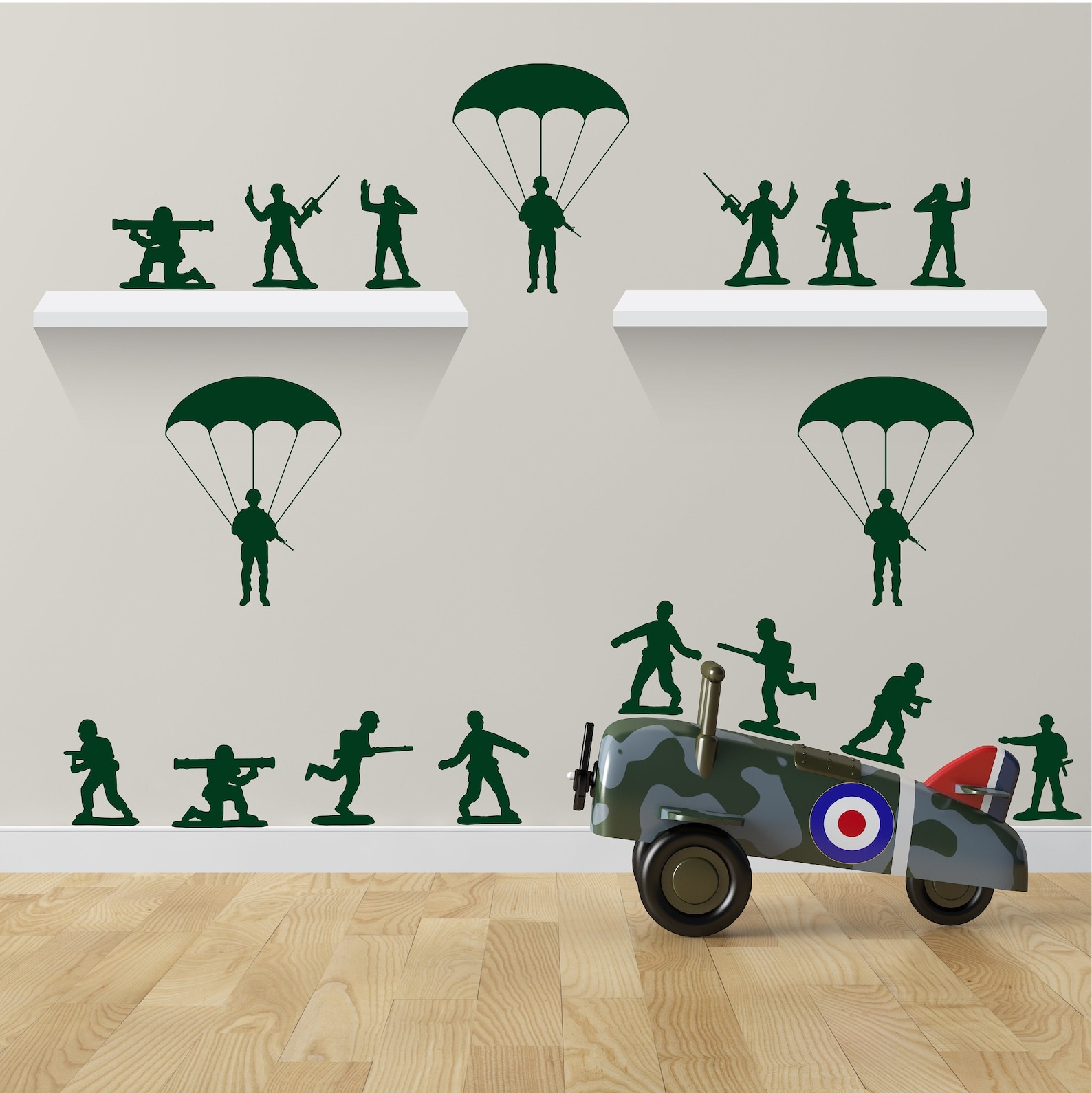 X17 Army Toy Men Wall Stickers Skirting Board Vinyl Boys - Etsy UK