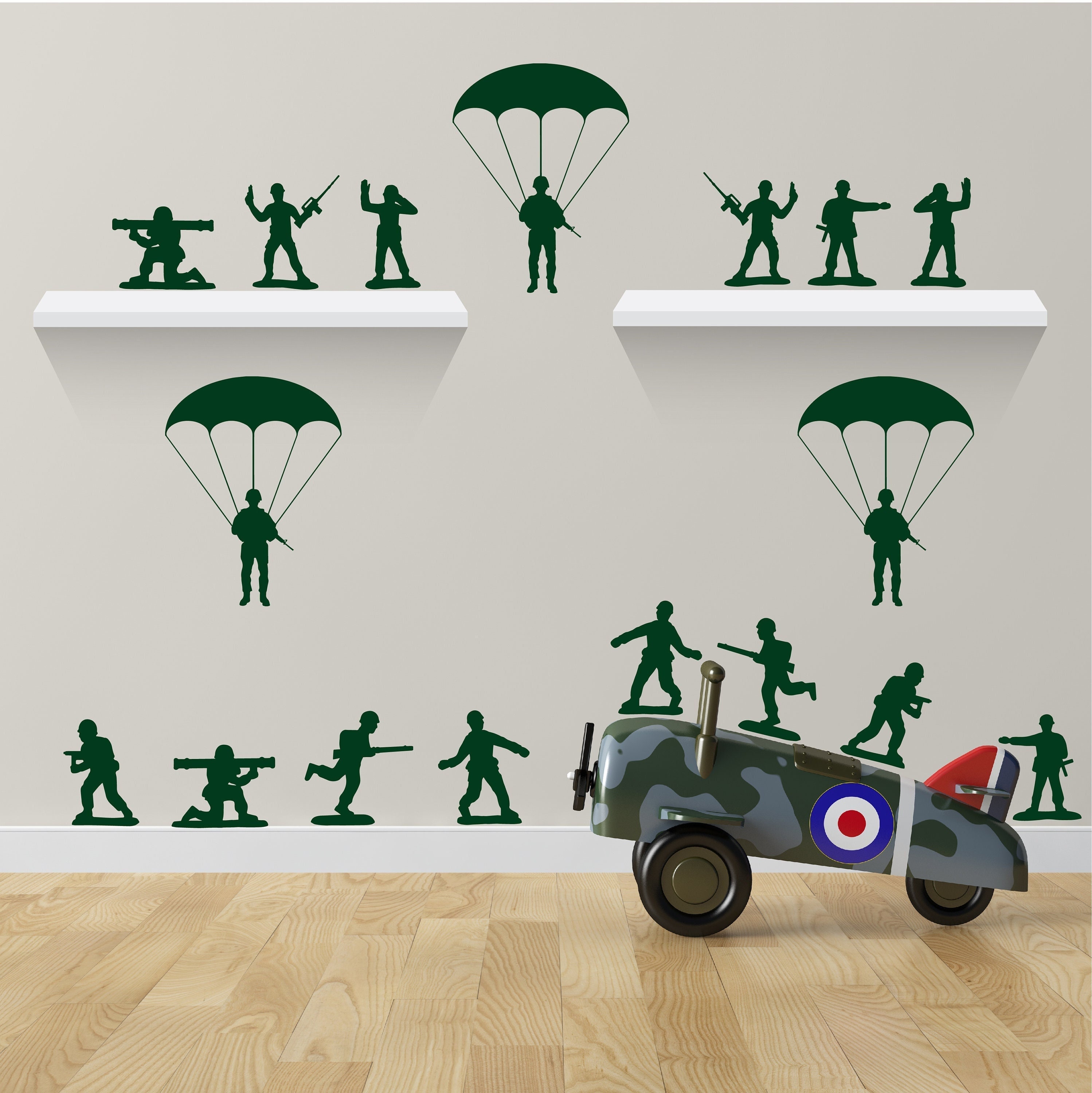 X17 Army Toy Men Wall Stickers Skirting Board Vinyl Boys - Etsy UK