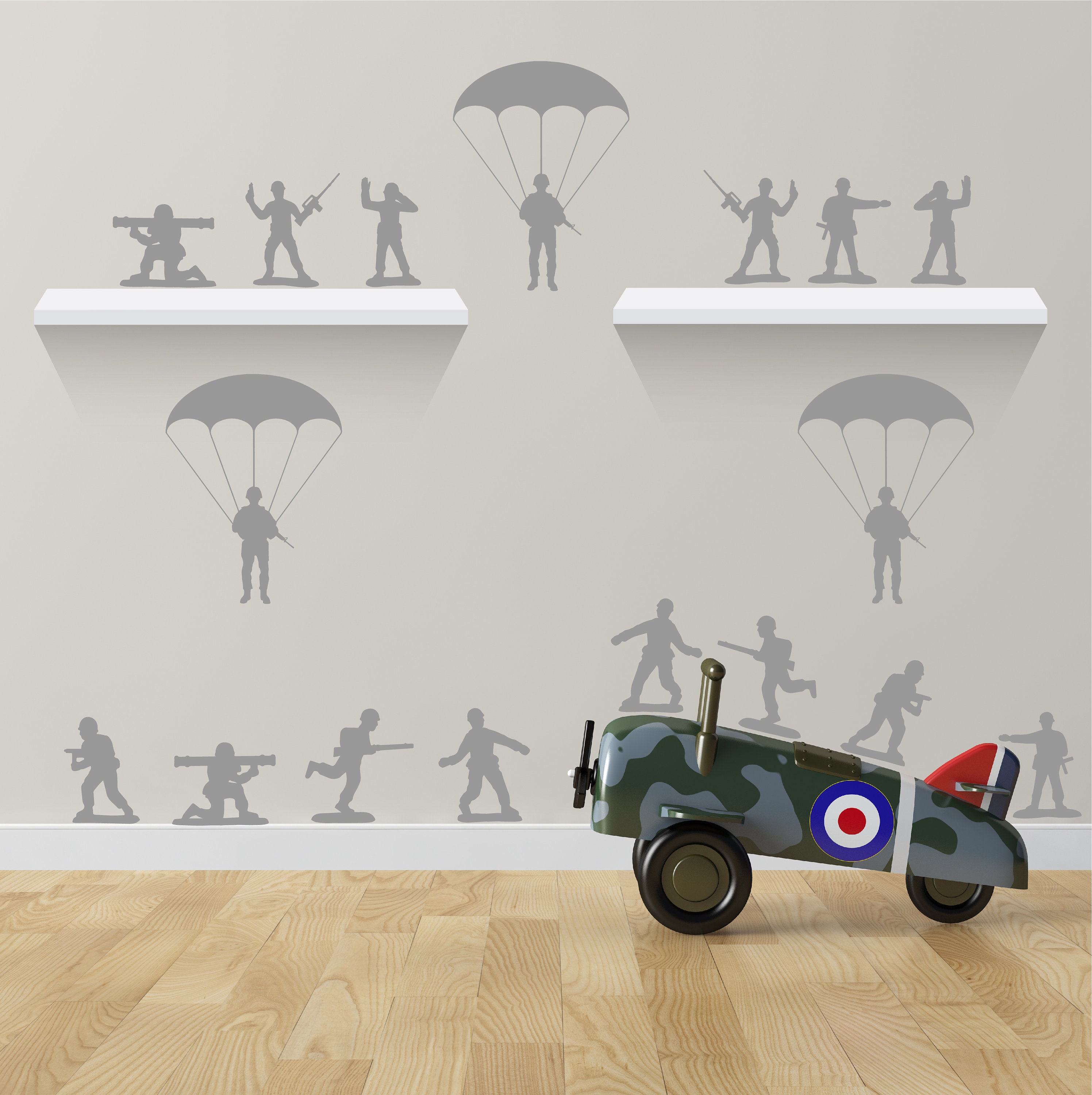 X17 Army Toy Men Wall Stickers Skirting Board Vinyl Boys - Etsy UK