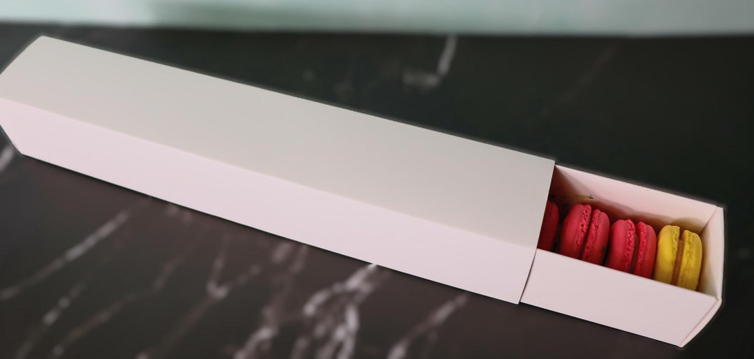 French Macaron Slider Boxes (lot of 25) - Etsy