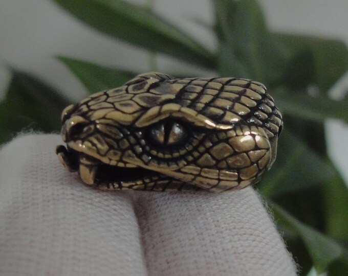 Coiled Snake Pendant Cast Bronze - Etsy