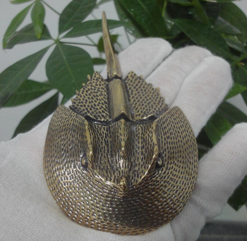 Antiqued Chinese Solid Brass Jucai Stingray Fish Statue Figurine - Etsy