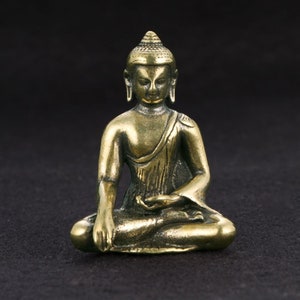 Retro Curio Chinese Solid Bronze Buddha Sakyamuni Statue Sculpture - Etsy
