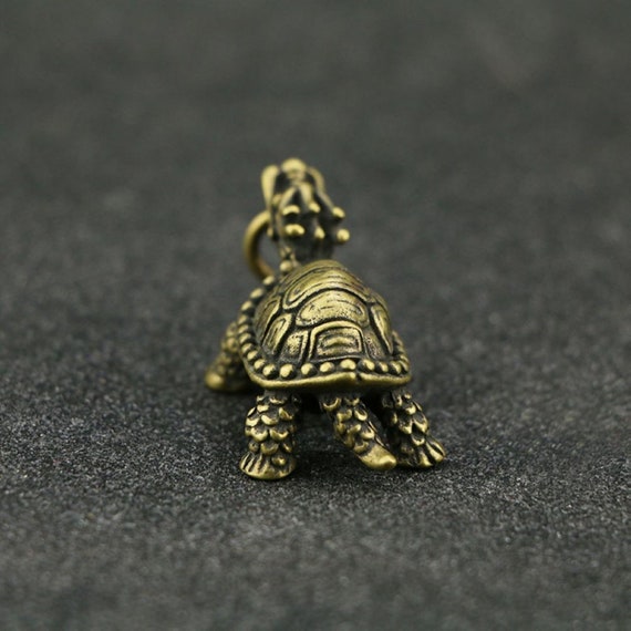 Vintage Chinese Solid Bronze Dragon Turtle ''FengShui… - Gem