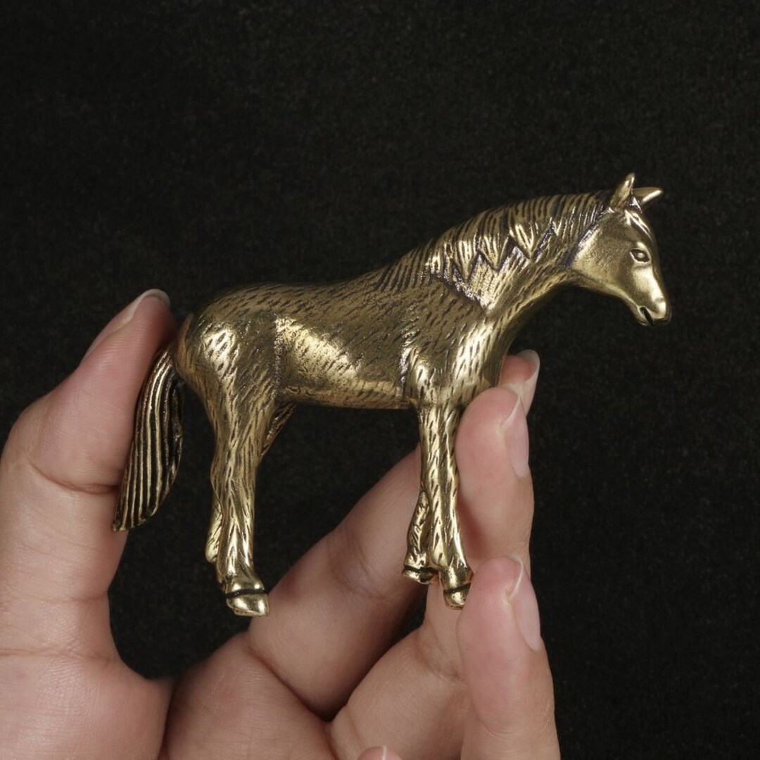 Chollima Antiqued Chinese Solid Brass Statue Figurine - Etsy