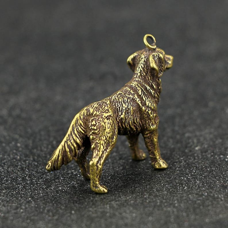 Retro Curio Chinese Solid Bronze Statue Zodiac Dog Pendant Gift - Etsy