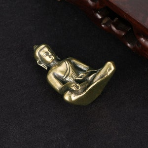 Retro Curio Chinese Solid Bronze Buddha Sakyamuni Statue Sculpture - Etsy