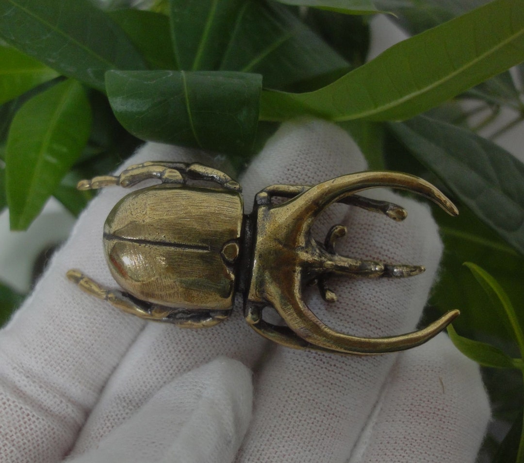 Retro Curio Chinese Solid Bronze Insect Statue Sculpture - Etsy
