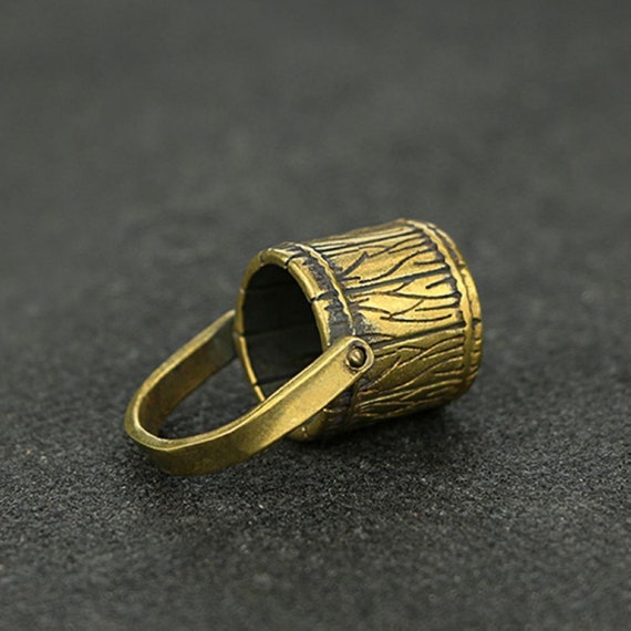 Creativity Chinese Old Solid Brozne Lucky "Fu" Barrel… - Gem