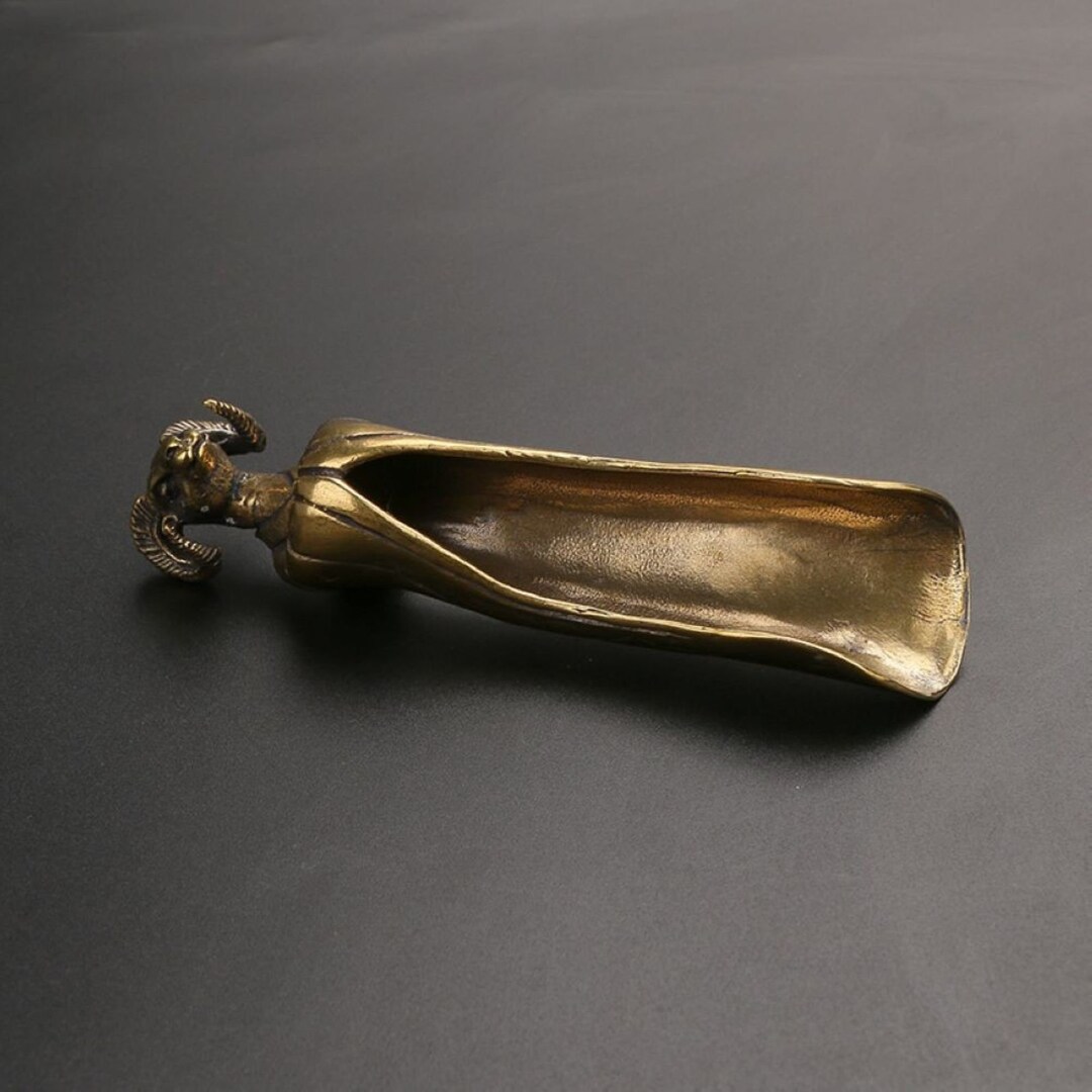 12CM Teaspoons Goat Head Pure Brass Tea Maker Teapot Shovel - Etsy