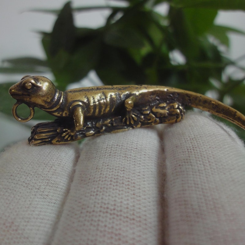 Lizard Keychain - Etsy