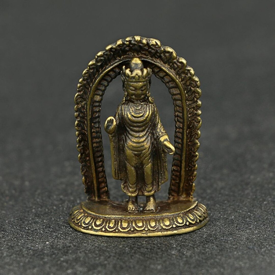 Retro Curio Chinese Solid Bronze Tibetan Buddha Statue Sculpture - Etsy