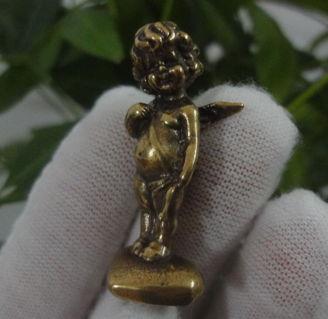 Creativity Chinese Solid Bronze God of Cupid Statue Sculpture - Etsy