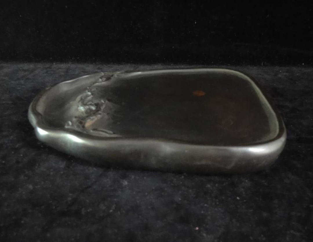 Old Chinese Ink Stones Hand Carving Crane and Pine Calligraphy Inkstone ...