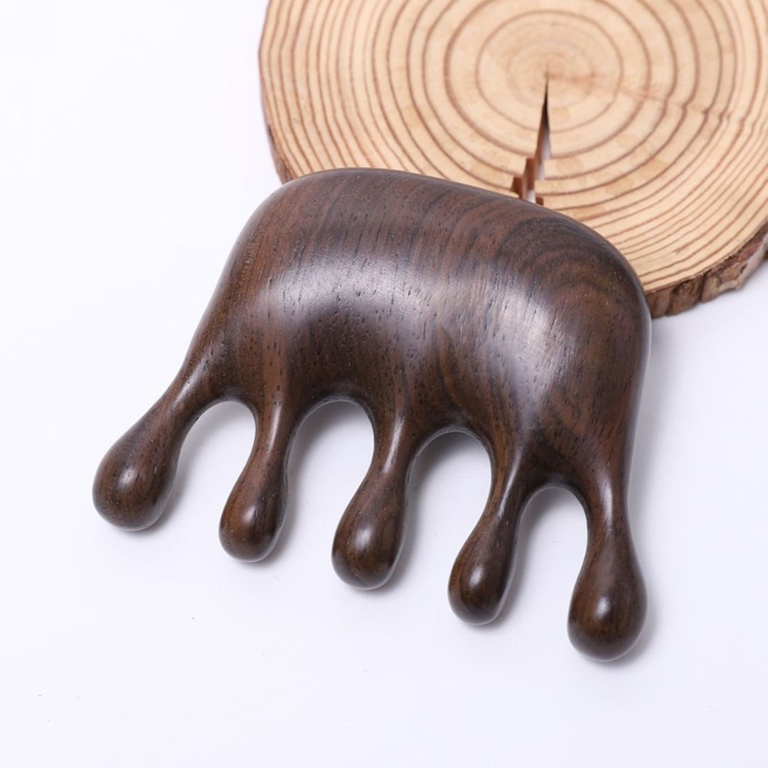 New Hand Carving Sandlewood Women Head and Neck Massage Hair - Etsy