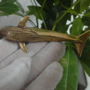 Antiqued Chinese Solid Brass Blue Whale Statue Figurine - Etsy