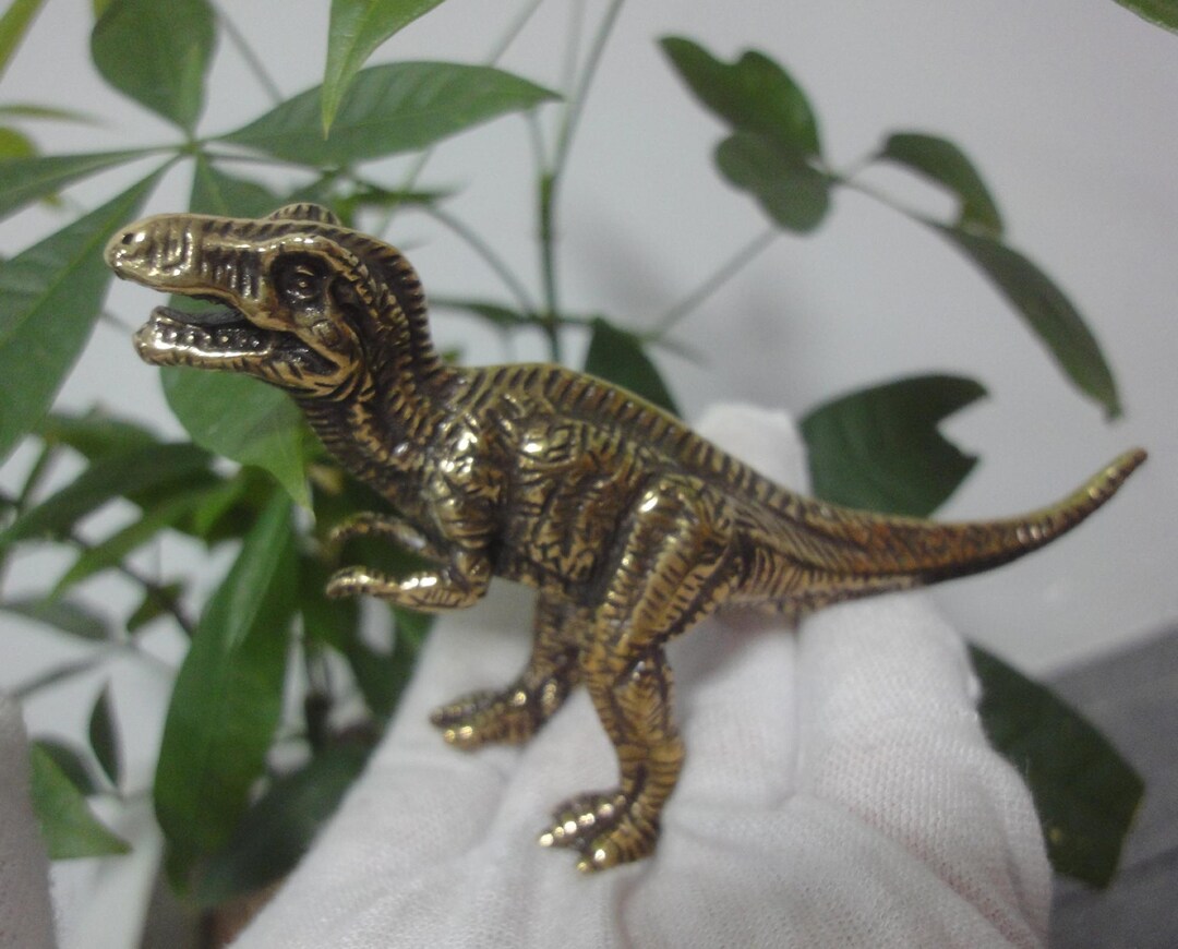 Antiqued Solid Brass Diplosaurus Dinosaur Statue Figurine Sculpture - Etsy