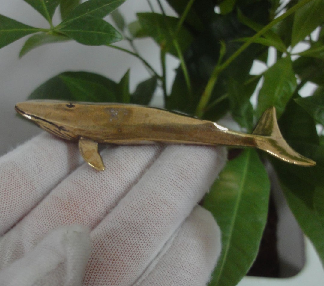 Antiqued Chinese Solid Brass Blue Whale Statue Figurine - Etsy