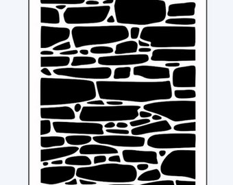 Brick stencil | Etsy