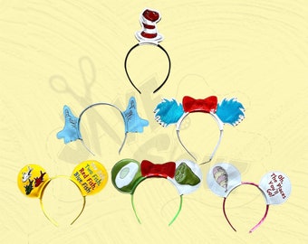 Blue Thing 1 Headband Thing 1 Thing 2 Dr. Seuss Headband - Etsy