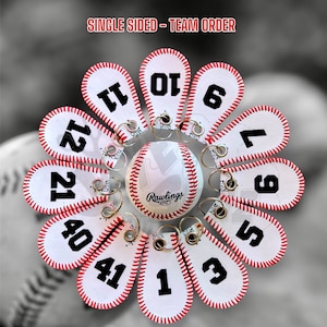 Baseball Keychains - Made With REAL Baseballs - Etsy