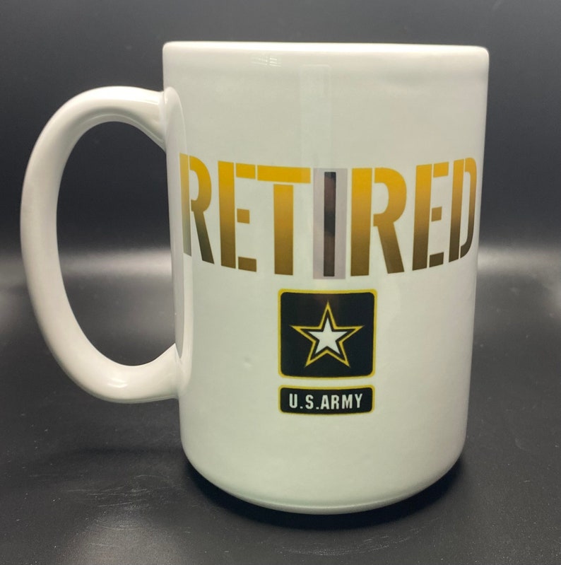 US Army Warrant Officer Retired Mug - Etsy