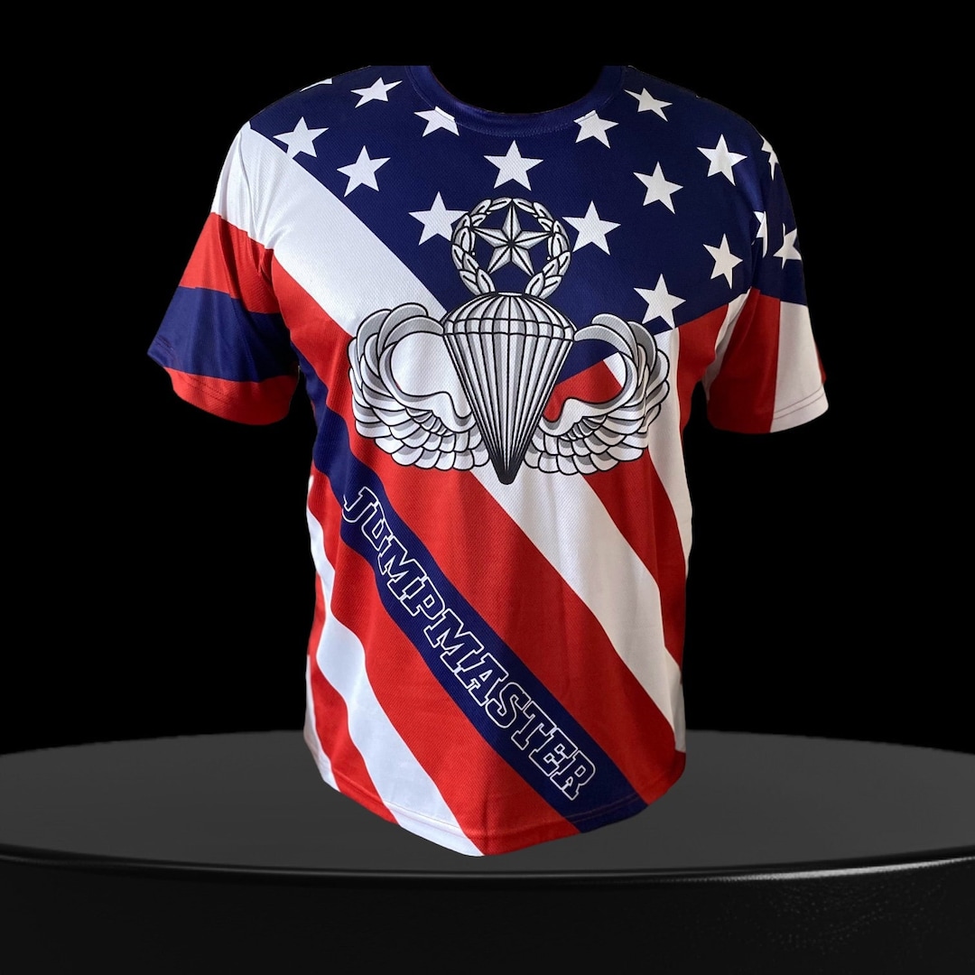 US Flag JUMPMASTER Sublimated T-shirt limited Edition - Etsy