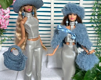 Silver Barbie Dolls - Etsy