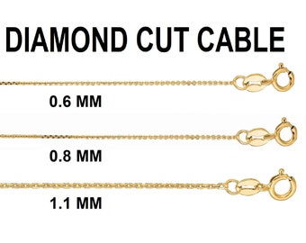 16 Inch Gold Chain | Etsy