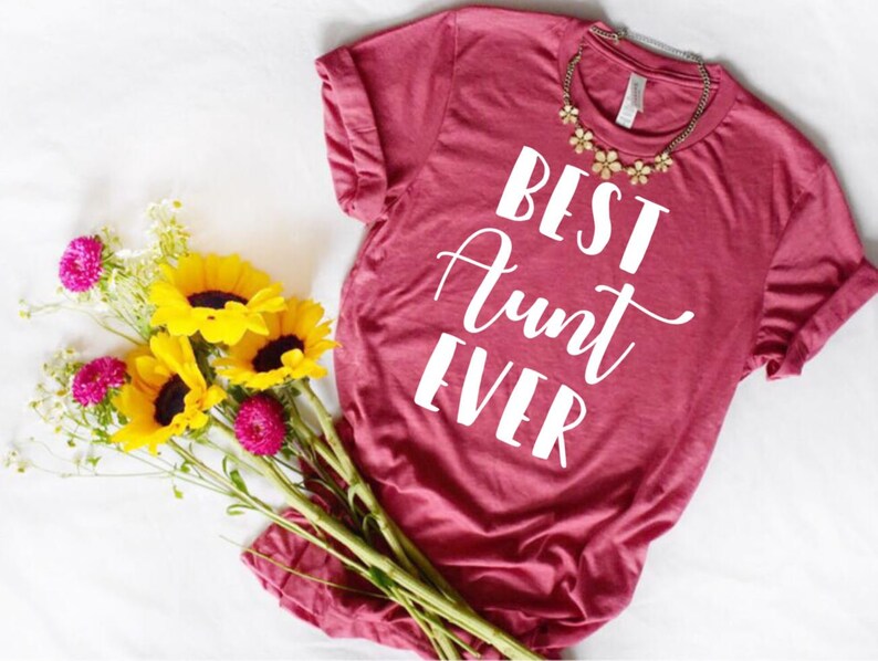 Best Aunt Ever T-shirt Baby Announcement Shirt Aunt Gift - Etsy