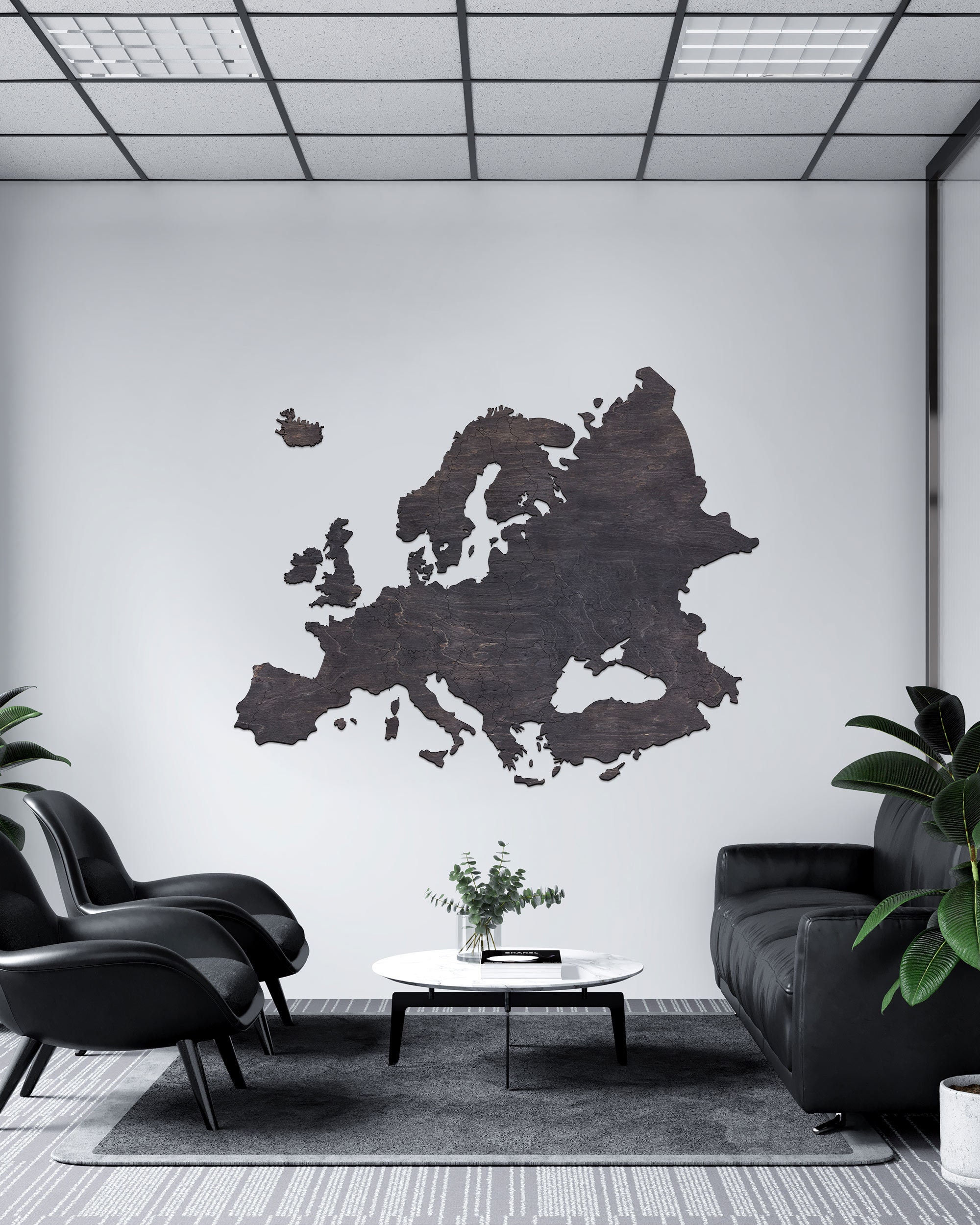 Europe Wooden Map Home Decor Wall Art Gift for Husband - Etsy