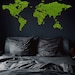 Map of the World Made of Weed Moss - Green Map - Etsy Canada