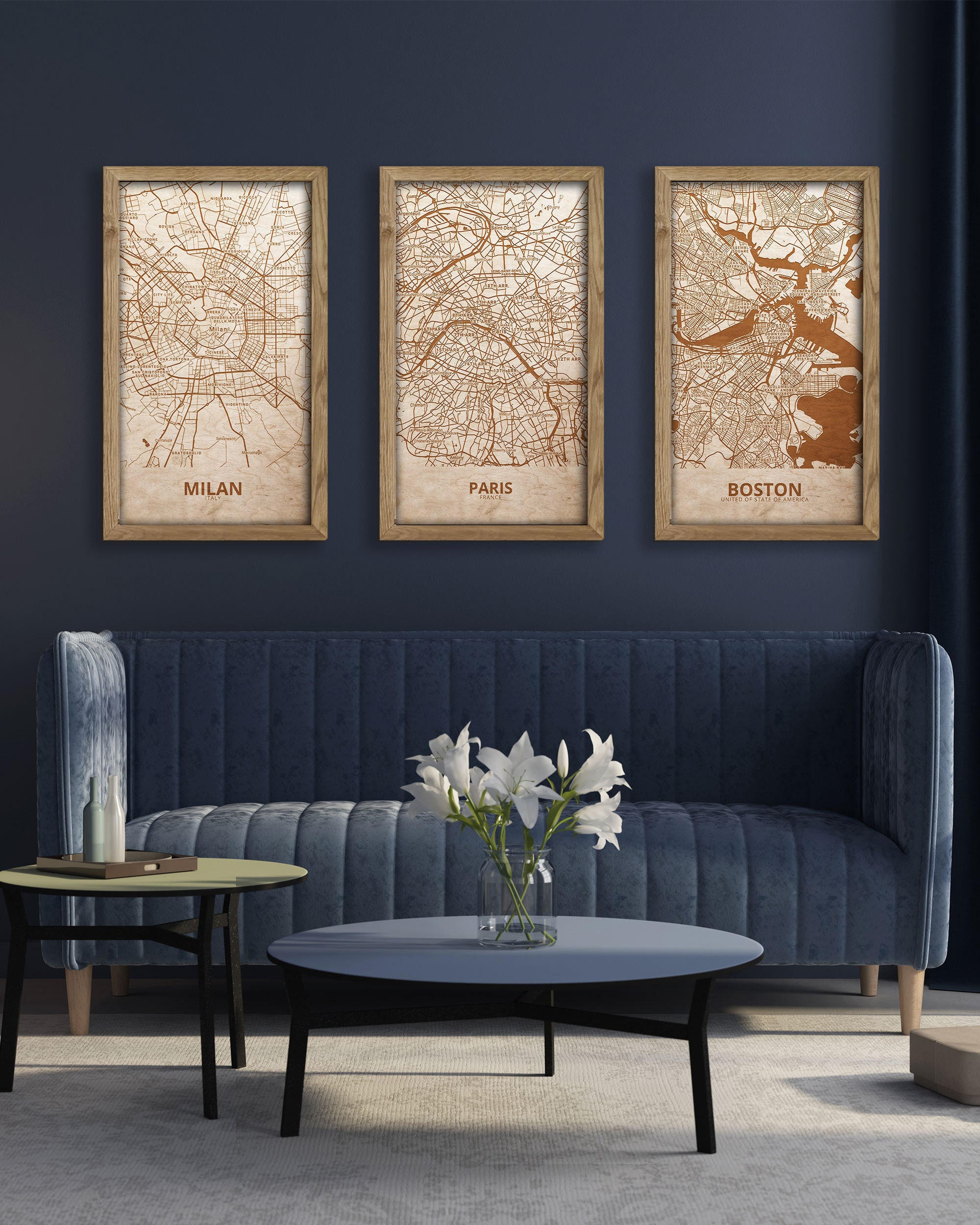 Paris Map Wall Art Paris Wood Map Wood Map of France Wall - Etsy