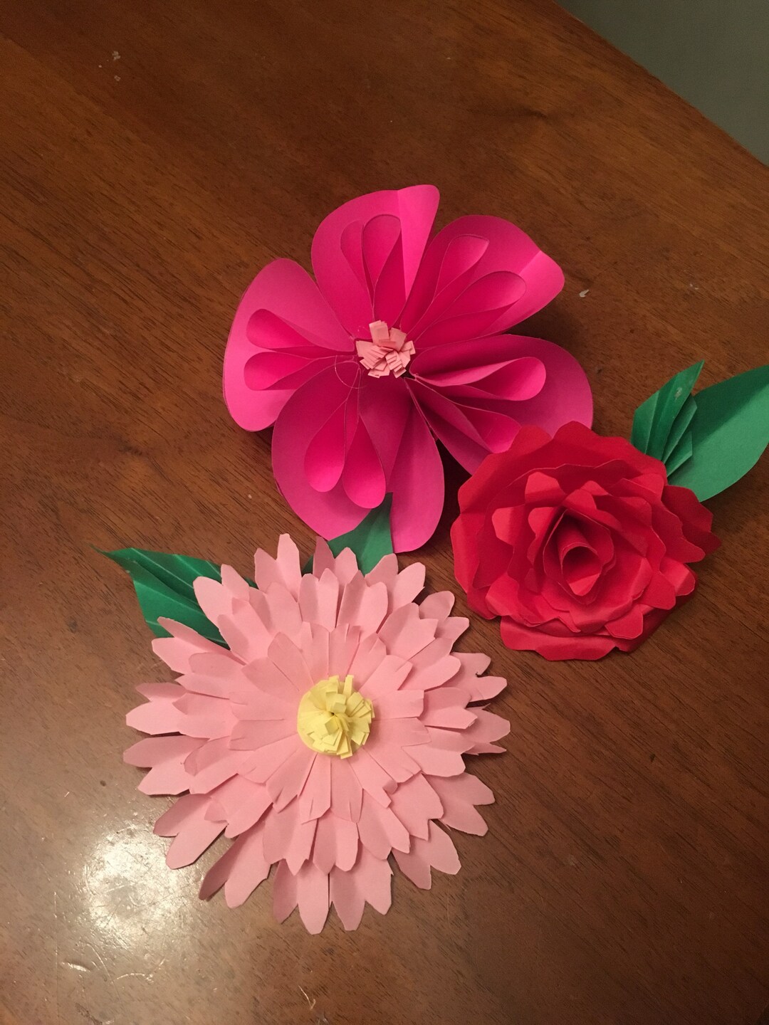 Paper Flower Wall Art - Etsy
