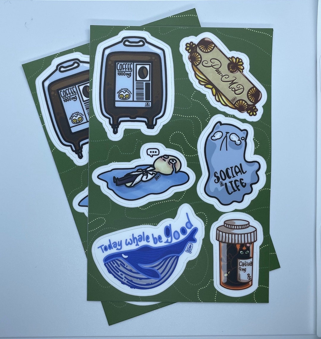 STICKERS SHEET: Medical Student Survival Pack - Etsy