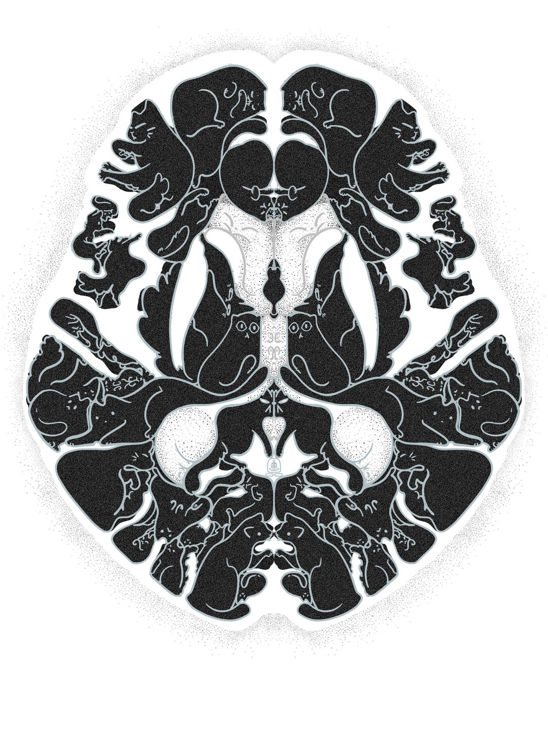 PRINTS: Neuroscience CAT-SCANS Brain Anatomy - Etsy