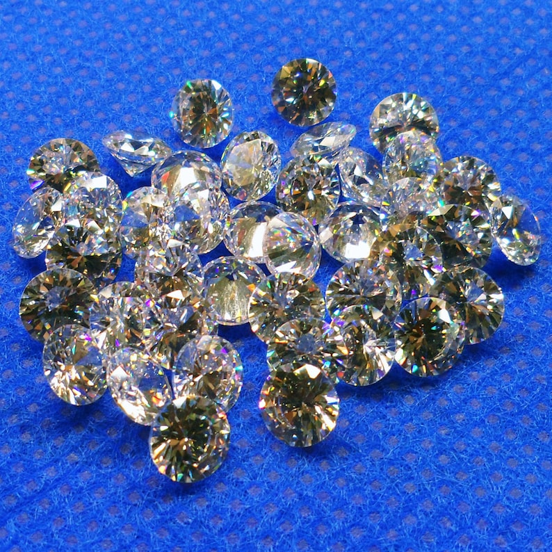 European Machine Cut Super Quality Cubic Zirconia / CZ Small Size From ...