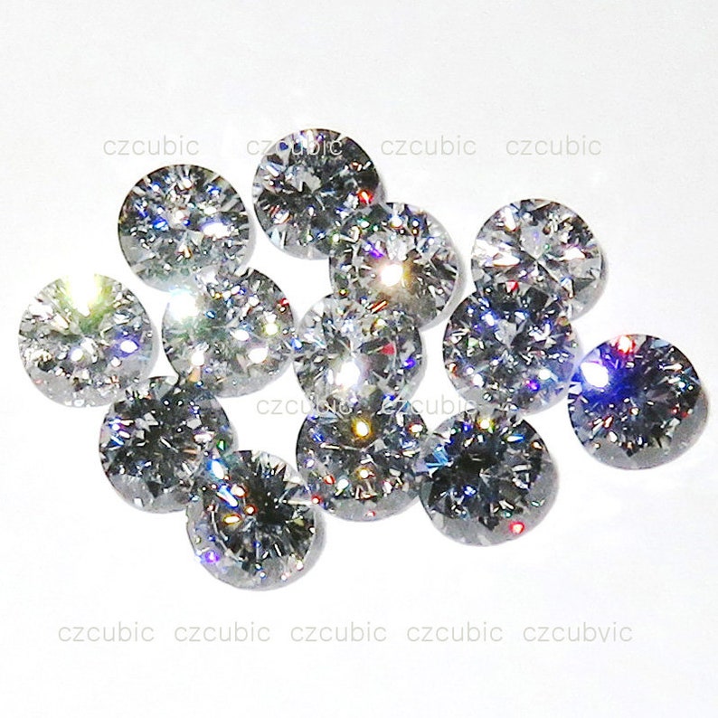 European Machine Cut Super Quality Cubic Zirconia / CZ Small Size From ...