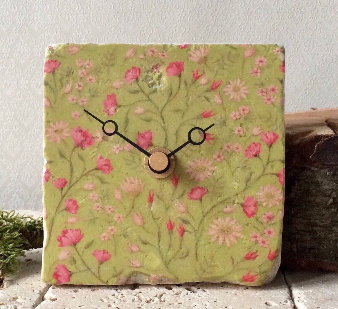 Italian Design, Handmade Table Clock for the Kitchen, Shelf Clock, Mini ...