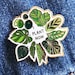 Plant Mom Hard Enamel Pin|| Plant Lady Pin || Plant Lover Pin || House ...