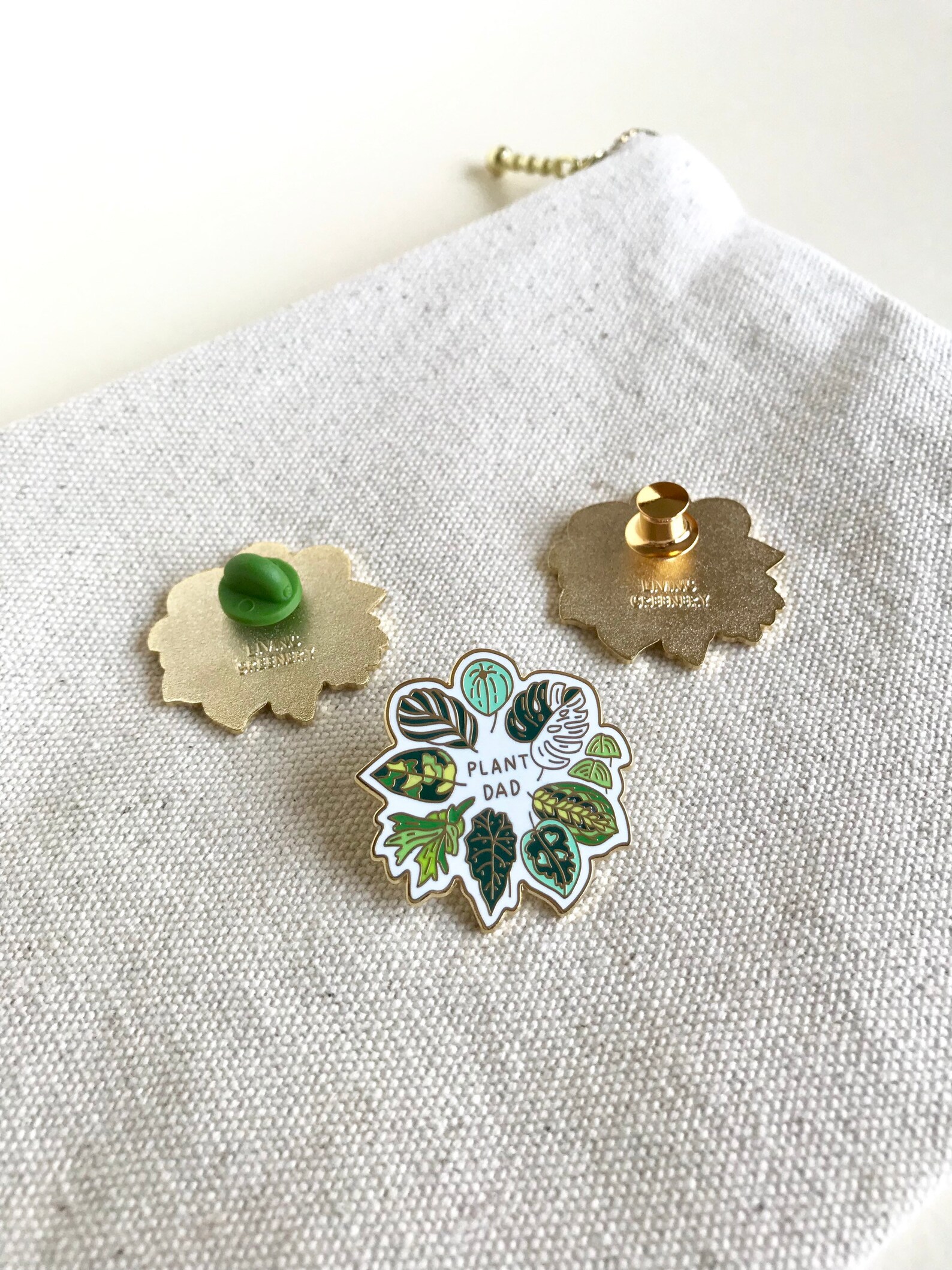 Plant Dad Hard Enamel Pin|| Plant Dad Pin || Plant Lover Pin || House ...